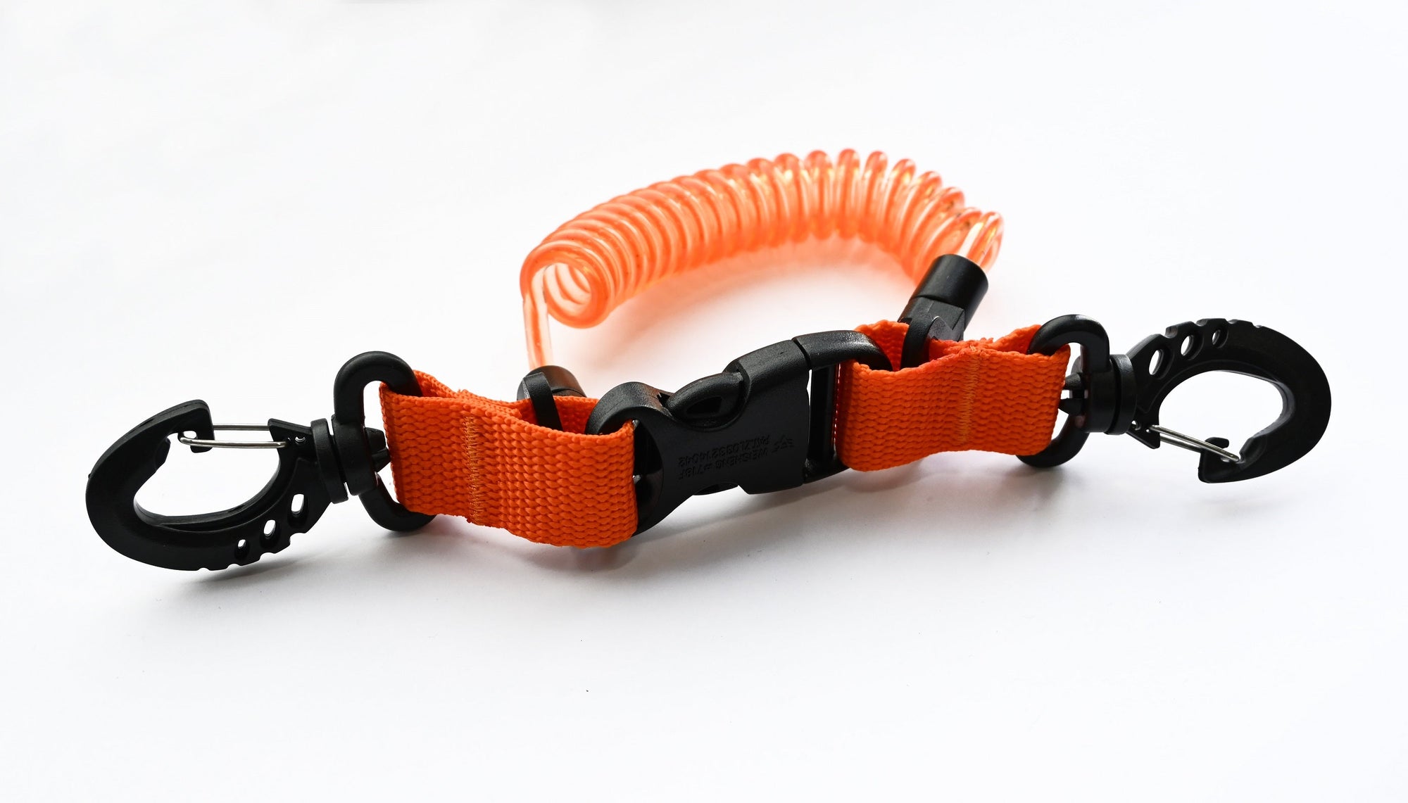 Coil Lanyard with Synthetic Carabiners - Freedive-Outfitters